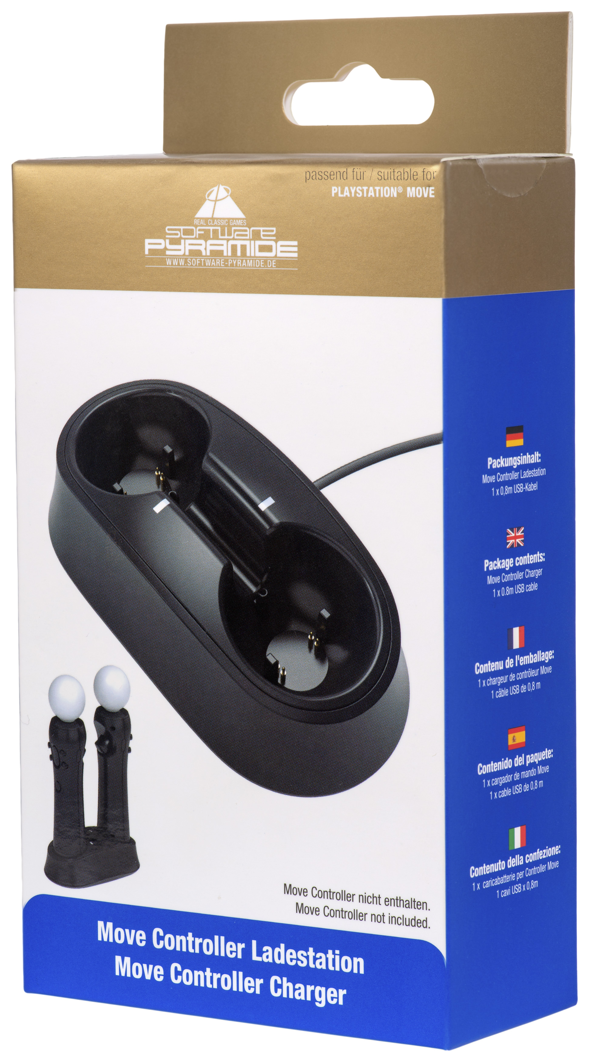 Ladestation für PlayStation Move Controller